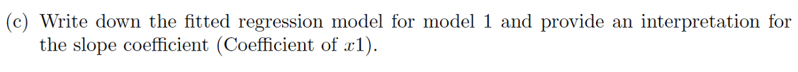 Solved Consider the following count models fitted using the | Chegg.com