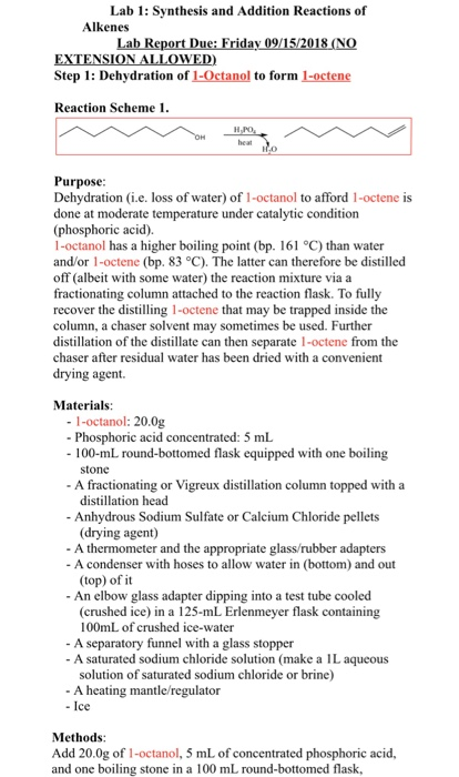 Write out the lab report and solve the equations. | Chegg.com