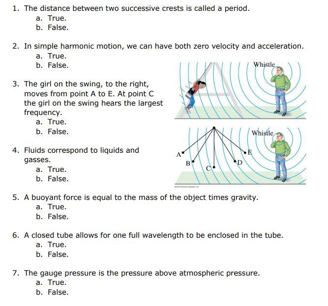 Solved 1. The distance between two successive crests is | Chegg.com