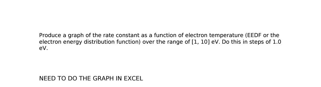 Solved Produce a graph of the rate constant as a function of | Chegg.com