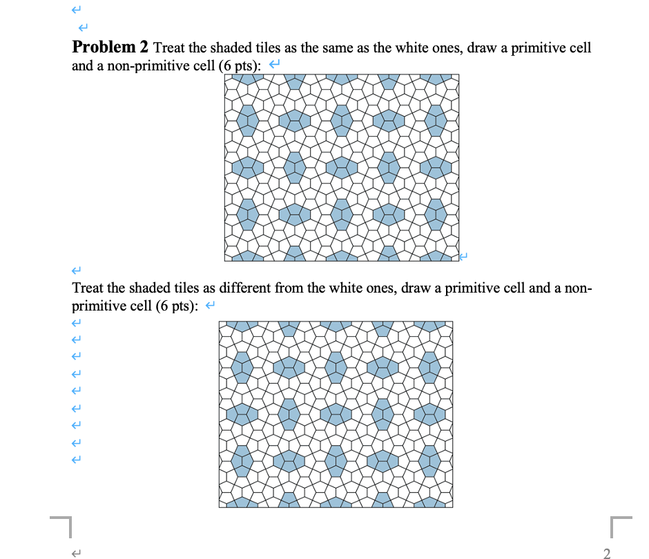 Solved Problem 2 Treat the shaded tiles as the same as the | Chegg.com