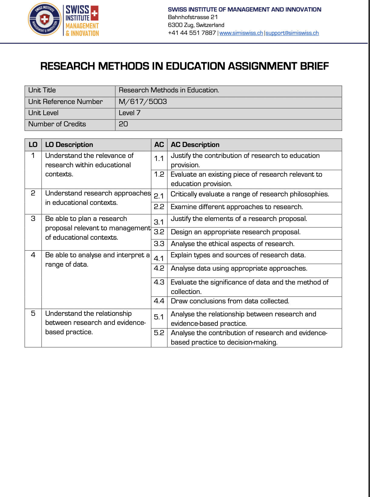 RESEARCH METHODS IN EDUCATION ASSIGNMENT | Chegg.com
