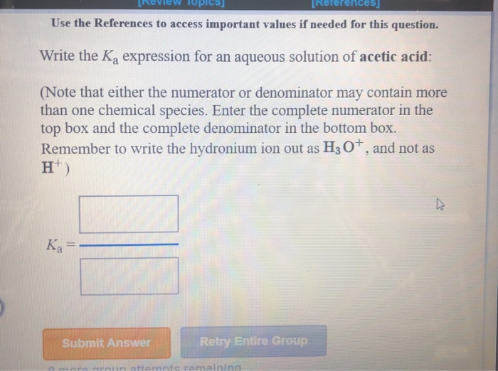 Solved Review Topics] Use the References to access important | Chegg.com