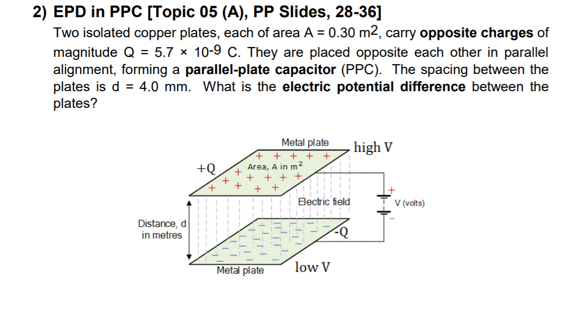 Solved 2) EPD in PPC [Topic 05 (A), PP Slides, 28-36] Two | Chegg.com