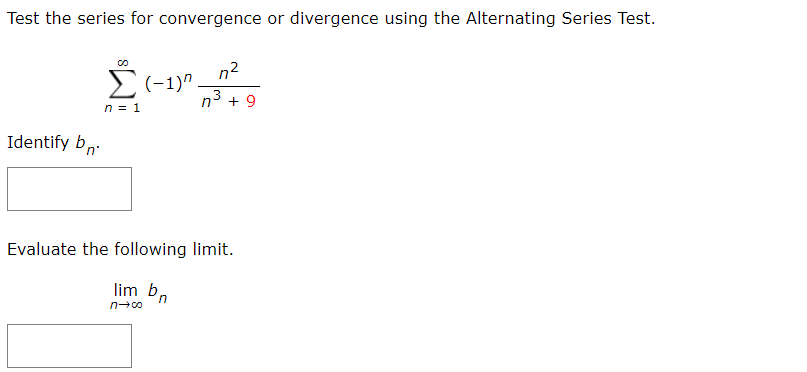 Solved Test the series for convergence or divergence using | Chegg.com