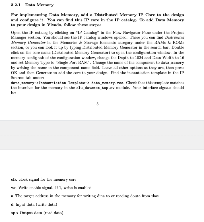 Solved Figure 1: Datapath with Data Memory 3.2.1 Data | Chegg.com