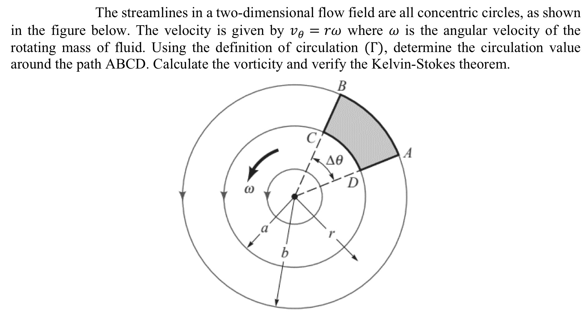 Solved The streamlines in a two-dimensional flow field are | Chegg.com