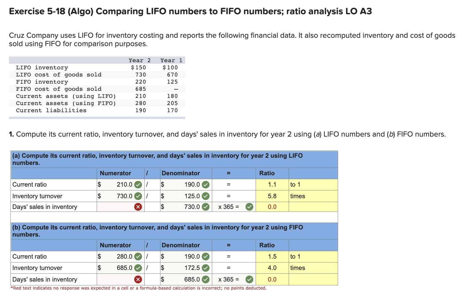 Solved Exercise 5-18 (Algo) Comparing LIFO numbers to FIFO | Chegg.com