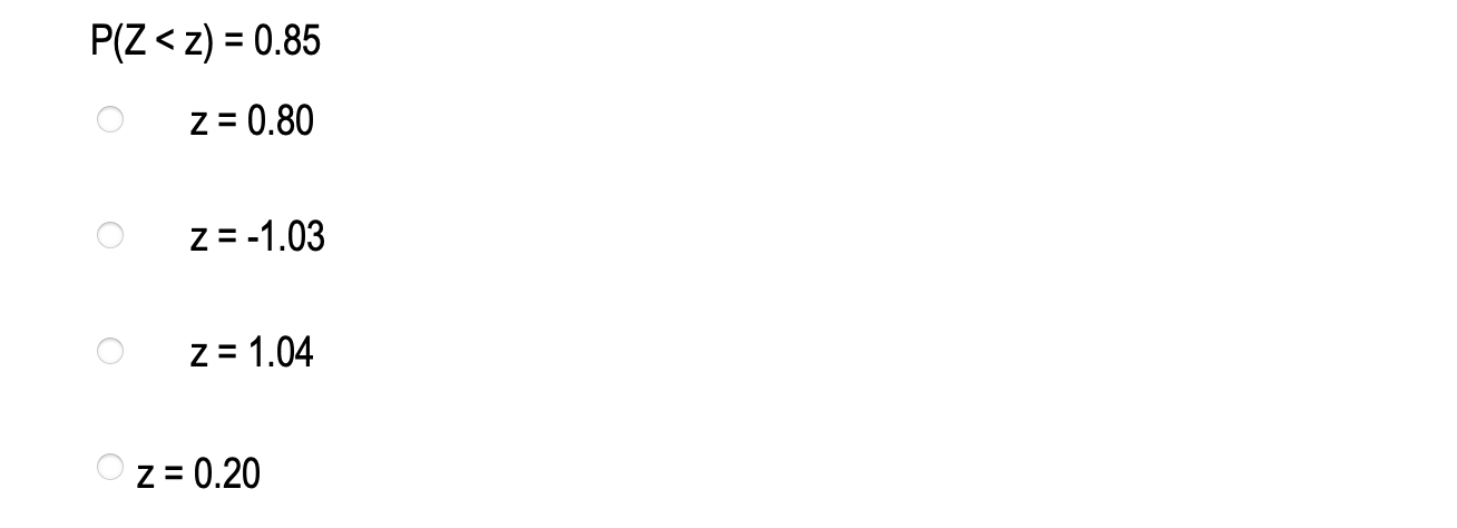 Solved P(Z | Chegg.com