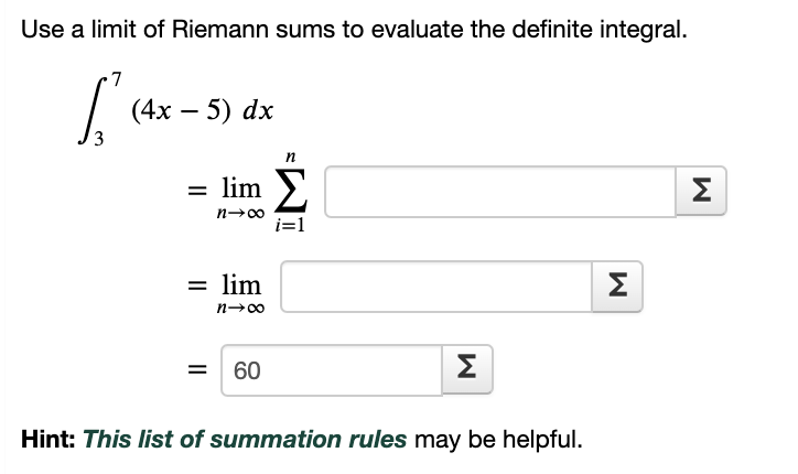 Solved Use a limit of Riemann sums to evaluate the definite | Chegg.com