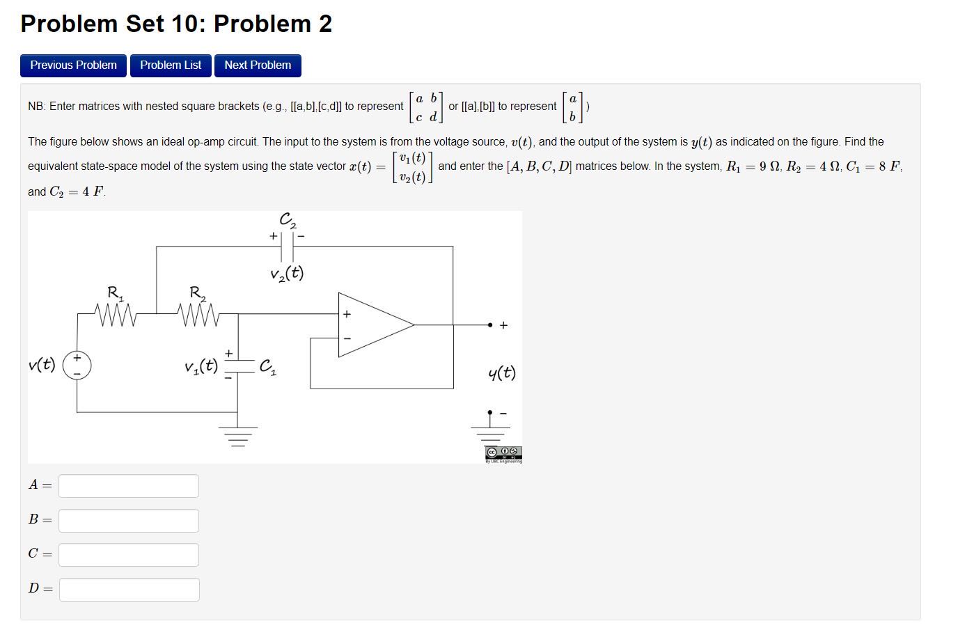Solved Problem Set 10: Problem 2 Previous Problem Problem | Chegg.com