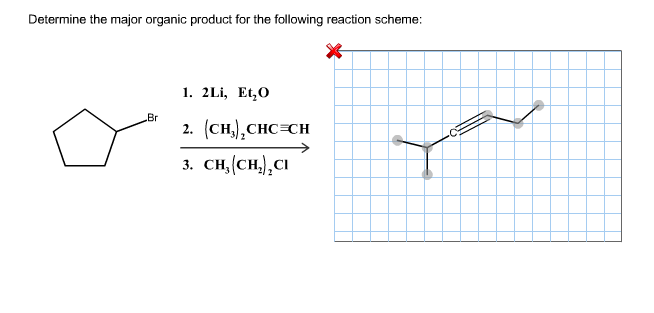 Solved Determine the major organic product for the following | Chegg.com Solved Determine the major organic product for the following | Chegg.com