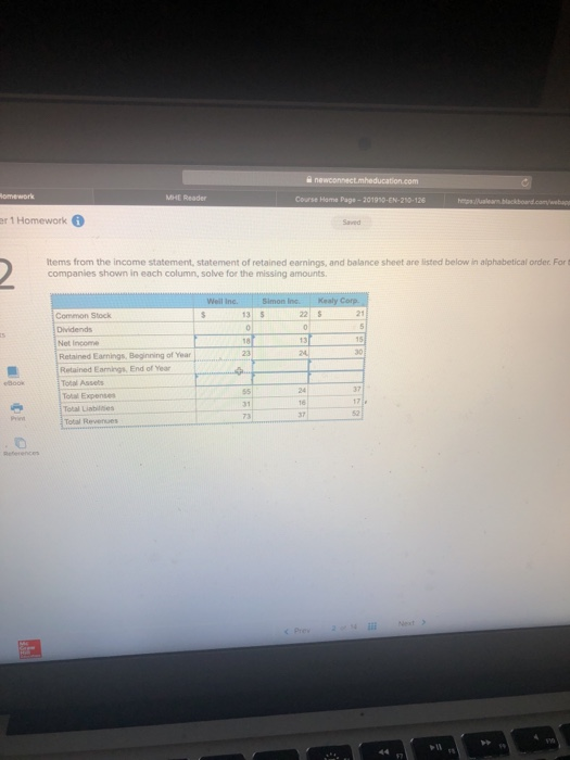 Solved MHE Reader Course Hame Page-201910-EN-210-126 r 1 | Chegg.com