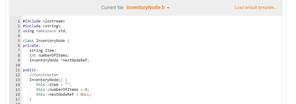 Solved Given main0, define an InsertAtFront0 member function | Chegg.com