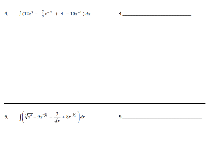 Solved Find each indefinite integral working left to right | Chegg.com