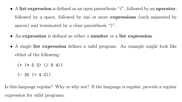 Solved Consider the following description of a simple | Chegg.com