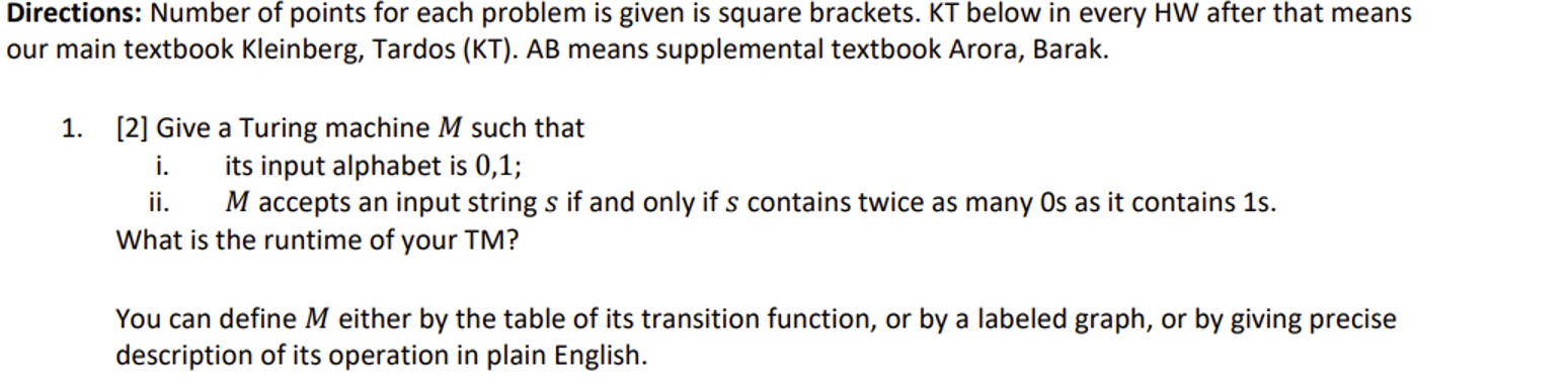 Solved Directions: Number of points for each problem is | Chegg.com