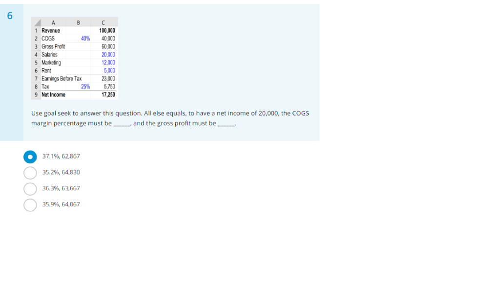 Solved 1 To return the value of the cell D8, the formula | Chegg.com