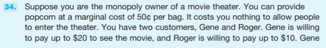 Solved Suppose you are the monopoly owner of a movie | Chegg.com