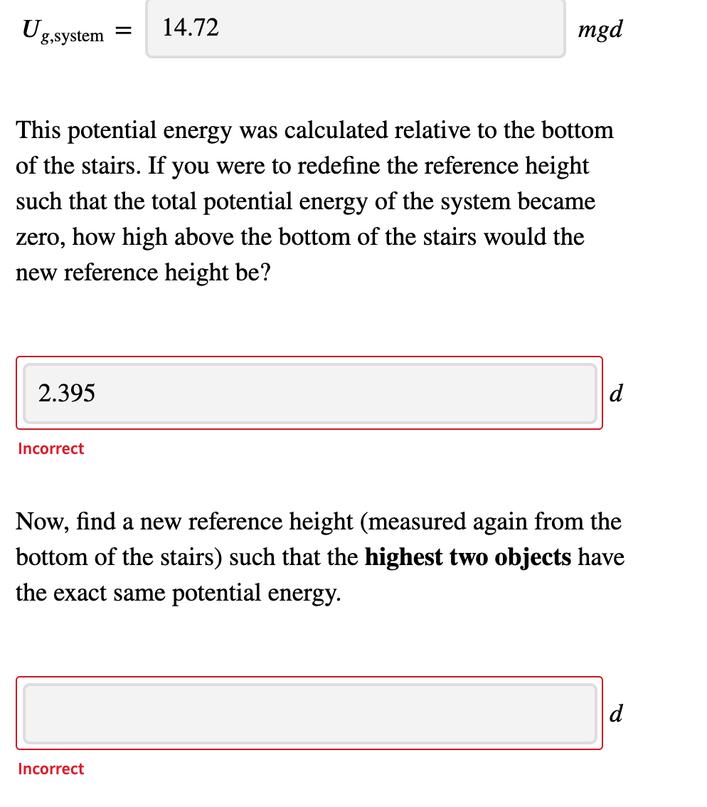 Solved Three different objects, all with different masses, | Chegg.com