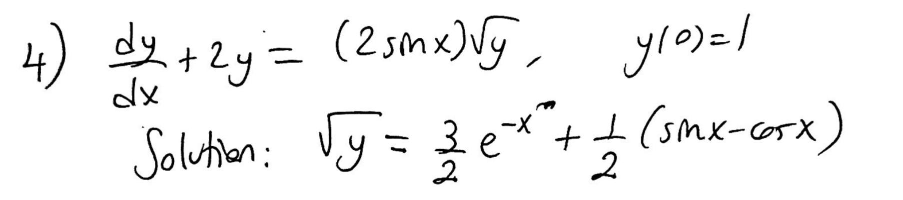 Solved Differential Equations MAP 2302, I need some help | Chegg.com