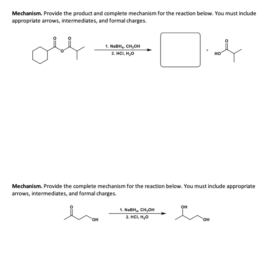 Solved Mechanism. Provide the complete mechanism for the | Chegg.com