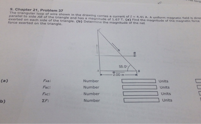 Solved The triangular loop of wire shown in the drawing | Chegg.com