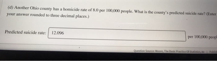 Solved Attempt 3 Homicide and suicide | Chegg.com