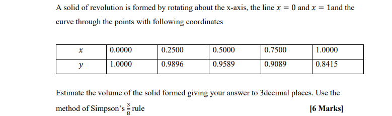 Solved A solid of revolution is formed by rotating about the | Chegg.com