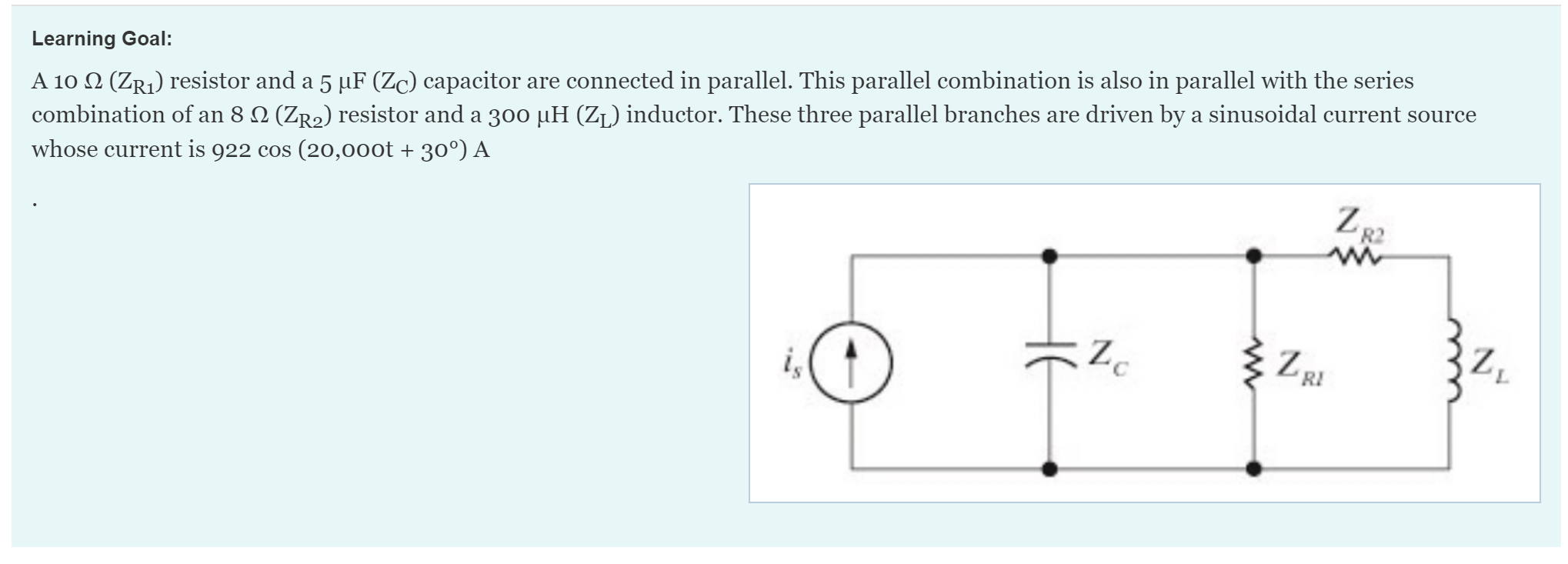 Solved The steady state output voltage vo(t) across the | Chegg.com