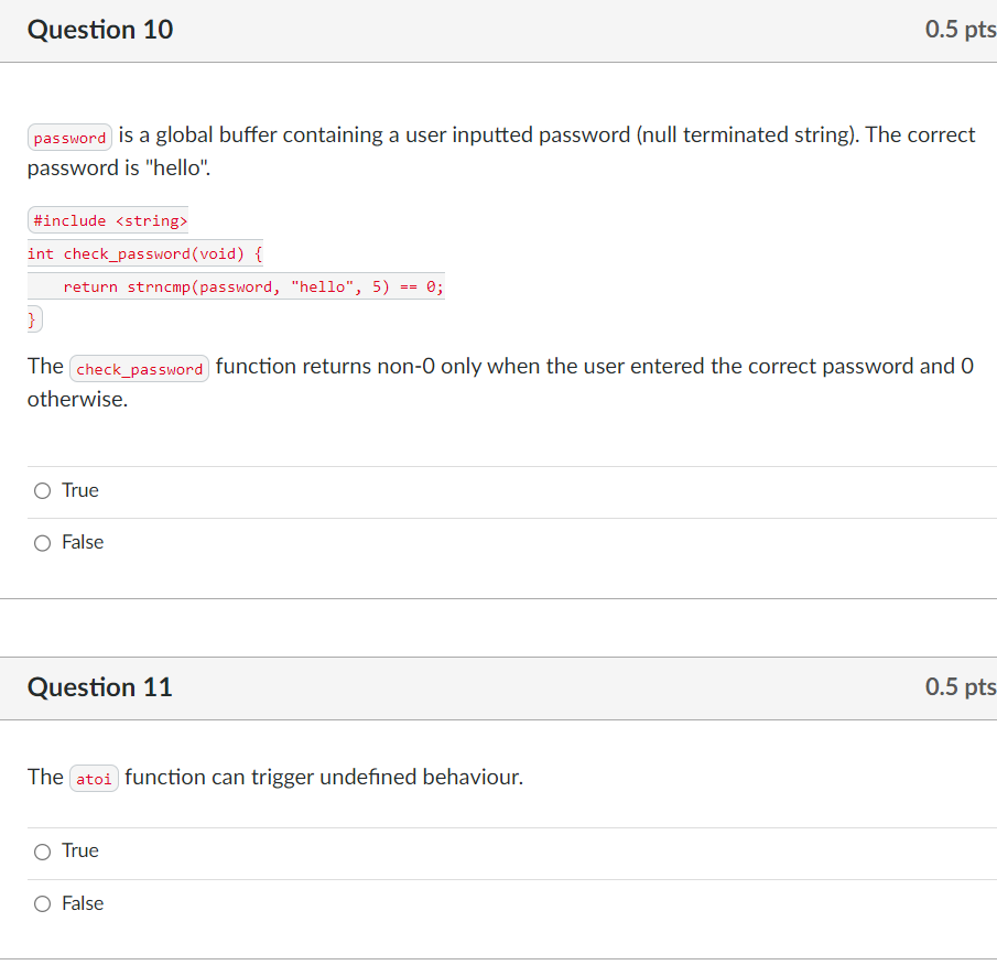 Solved C and C++ programming, and secure | Chegg.com