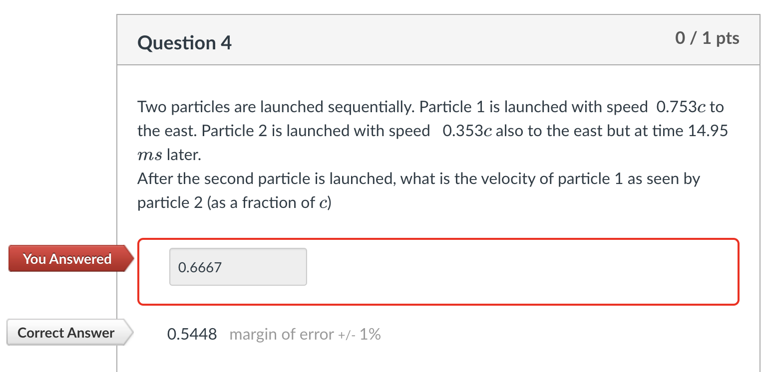 Solved Two particles are launched sequentially. Particle 1 | Chegg.com