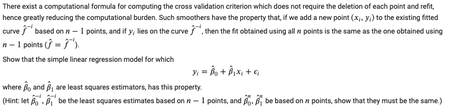Solved There exist a computational formula for computing the | Chegg.com
