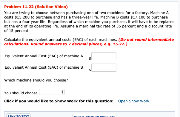 Solved Problem 11.22 (Solution Video) You are trying to | Chegg.com