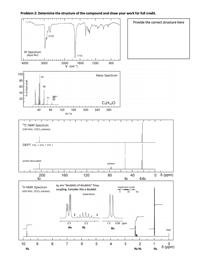 Solved Combined Spectroscopy Problems Worksheet 8 This | Chegg.com