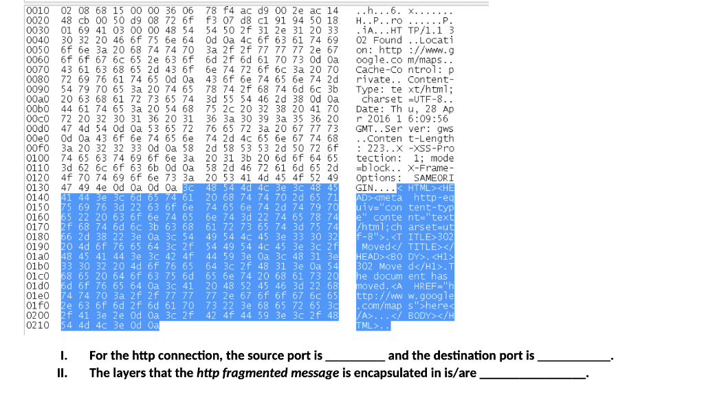 Solved 9. A filter, tcp contains maps, has been set. You can | Chegg.com