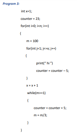 Solved Q1: what is the running time of the following | Chegg.com