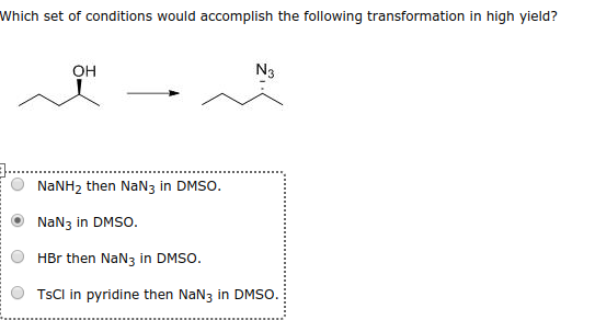 Solved Which set of conditions would accomplish the | Chegg.com