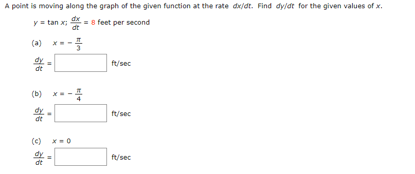 Solved A point is moving along the graph of the given | Chegg.com Solved A point is moving along the graph of the given | Chegg.com