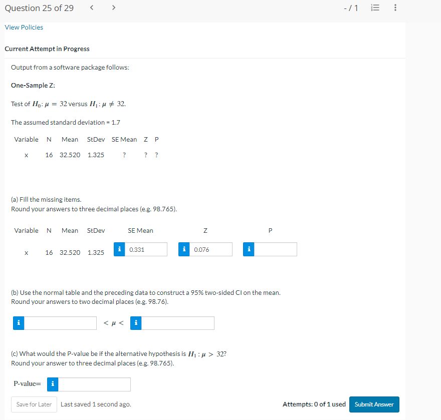 Solved View PoliciesCurrent Attempt in ProgressOutput from a | Chegg.com
