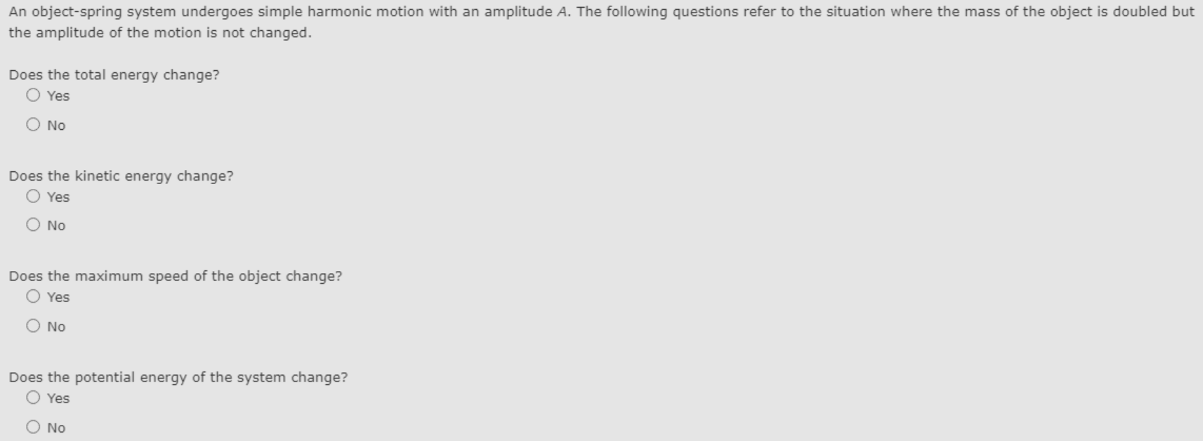 Solved An object-spring system undergoes simple harmonic | Chegg.com Solved An object-spring system undergoes simple harmonic | Chegg.com