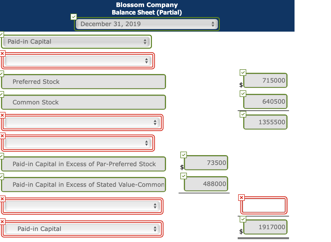 Solved Problem 11-1A (Part Level Submission) Blossom Company | Chegg.com