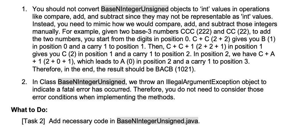 Solved In base- N numbering, totally N different digits are | Chegg.com