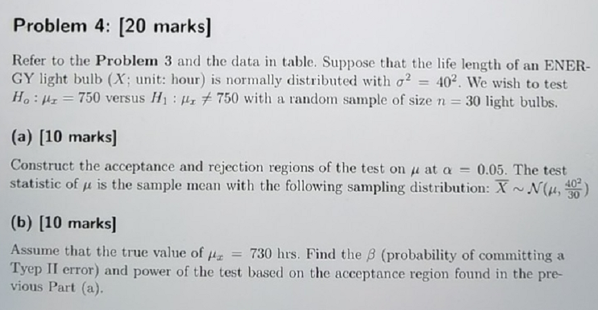 Solved Problem 3: (20 marks] (a) (10 marks] If X is the | Chegg.com