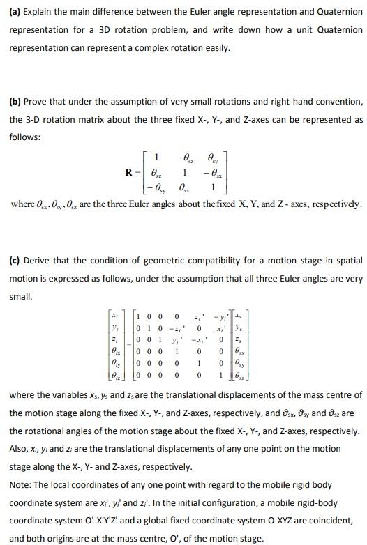 Solved (a) Explain the main difference between the Euler | Chegg.com