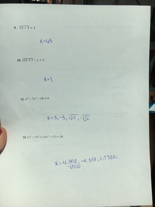 Solved Solve the following absolute value, rational, | Chegg.com