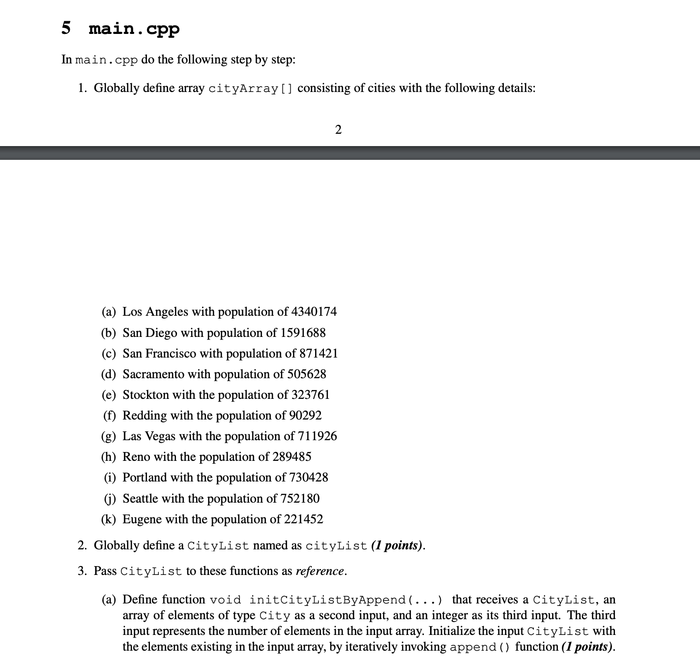 Solved COMP 53: Lists Lab, part 6 Instructions: In this lab, | Chegg.com