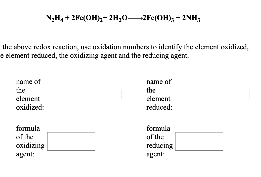 Solved Mn(OH)2 + 2Fe(OH)3—>2Fe(OH)2 + MnO2+ 2H20 In the | Chegg.com