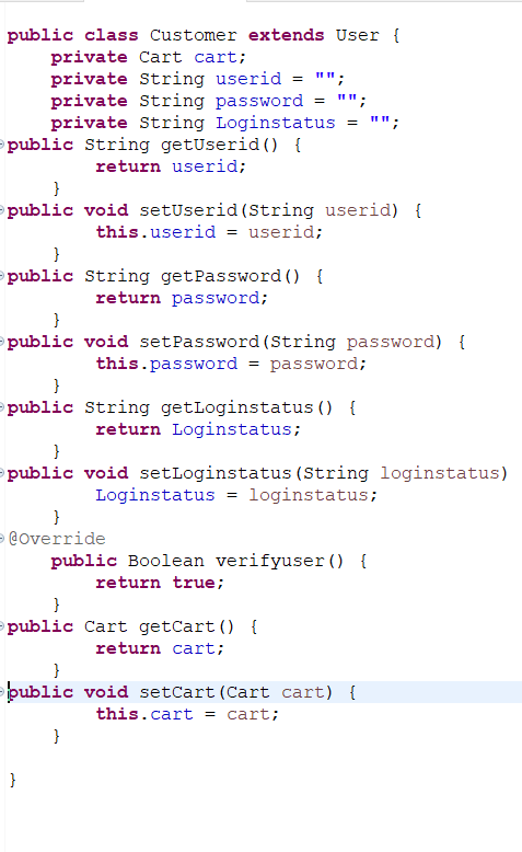 Please complete this project i have wriiten some code | Chegg.com