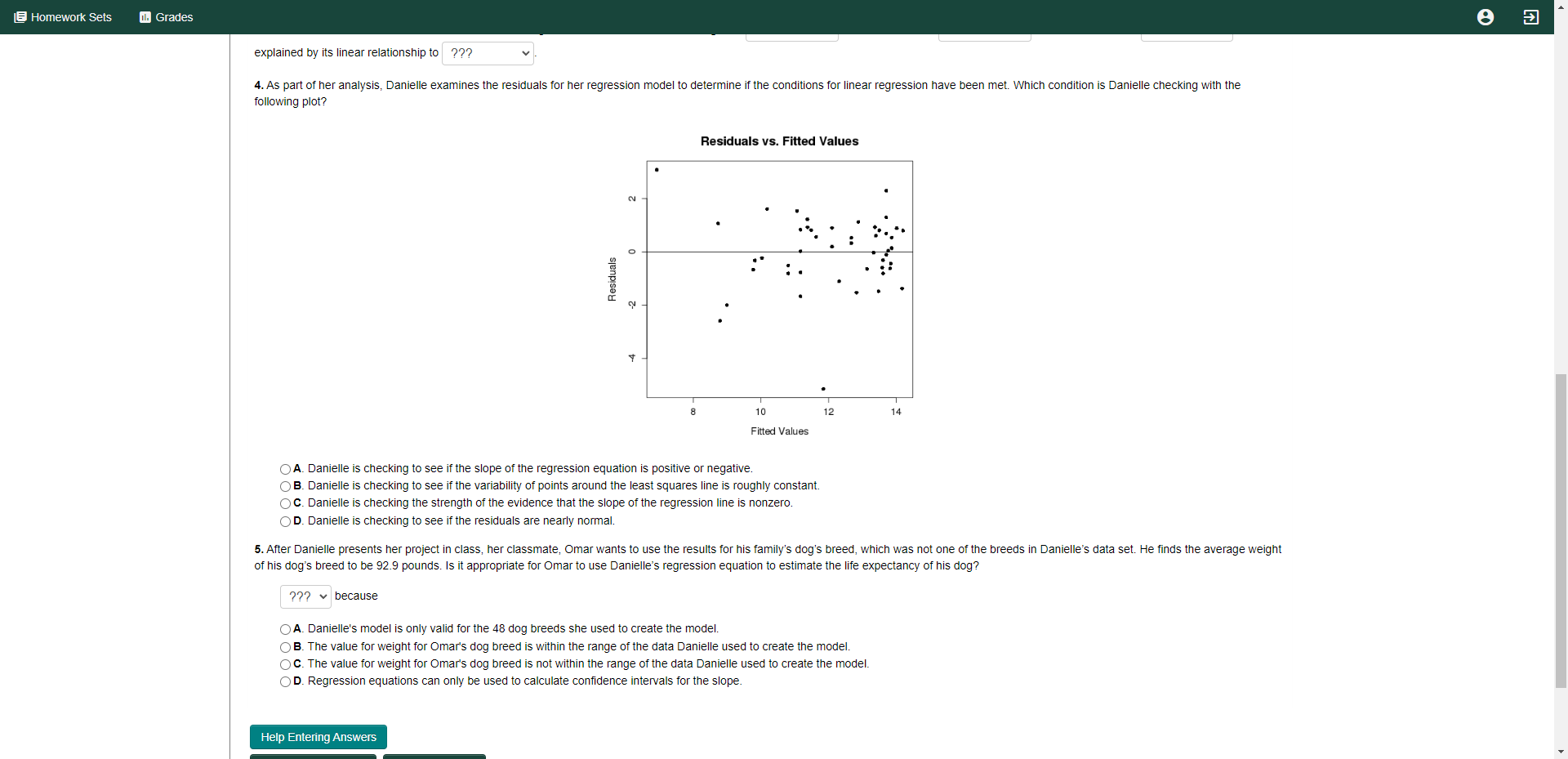Solved E Homework Sets Il Grades Problem 4 Problem 5 2784